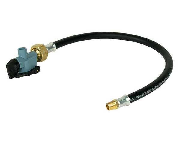 20" Propane/Butane Gas Pigtail 21mm Clip-on x 1/4" Bspm T – Browne's Gas